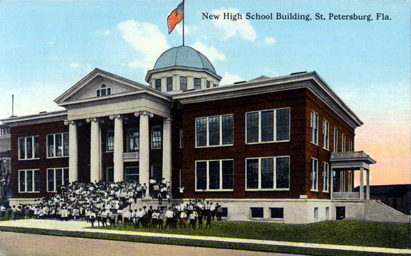 Florida Memory • New high school building - Saint Petersburg, Florida.