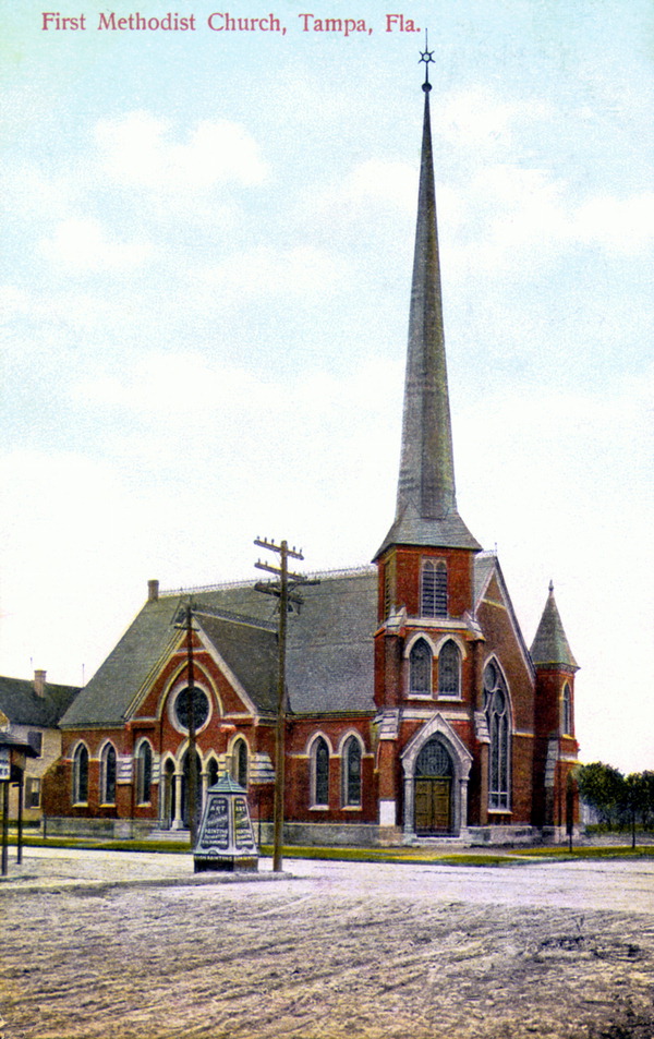 Florida Memory • First Methodist Church - Tampa, Florida.