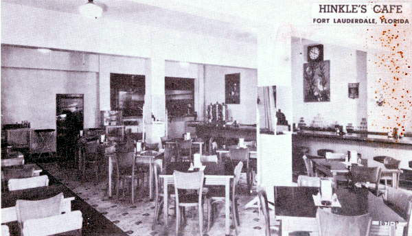 Florida Memory • Hinkle's Cafe - Fort Lauderdale, Florida..