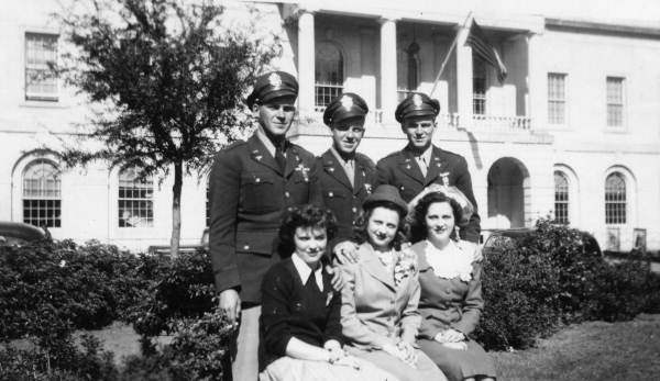 Florida Memory • Portrait of military couples from Dale Mabry Field in ...