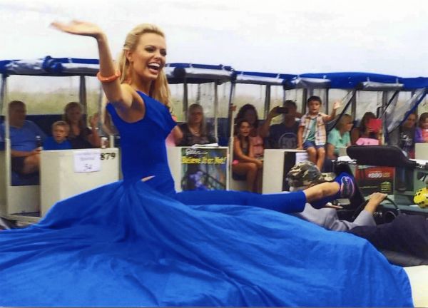 Florida Memory • Miss Florida 2015, Mary Katherine Fechtel, on the ...