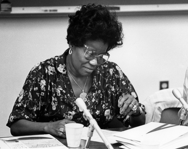 Florida Memory • Representative Carrie Meek at the Miami-Dade Community ...