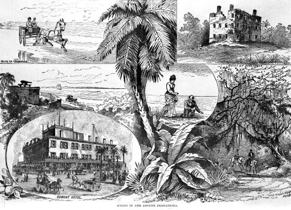 Florida Memory • Drawings of scenes in and around Fernandina.