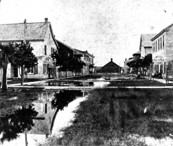 Florida Memory • Lemon Street with buildings