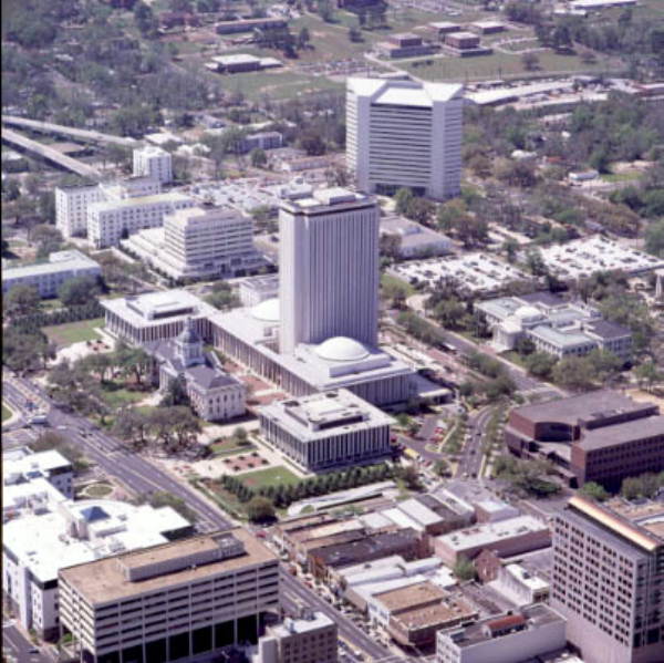 Florida Memory • Aerial view of the Capitol Complex : Tallahassee, Florida.