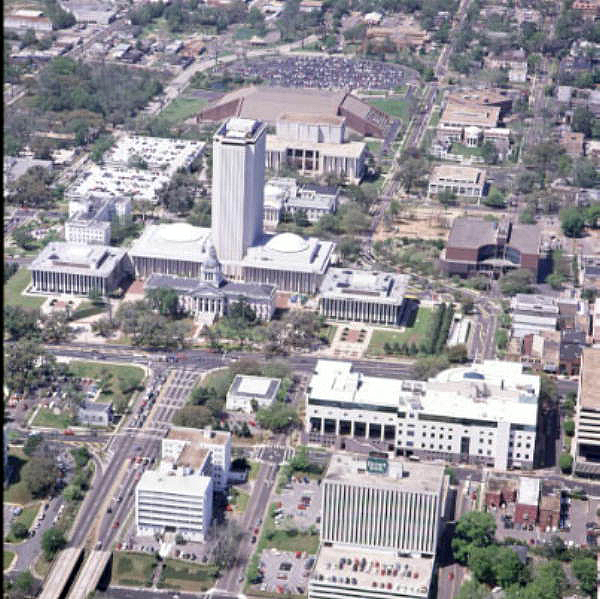 Florida Memory • Aerial view of the Capitol Complex : Tallahassee, Florida.