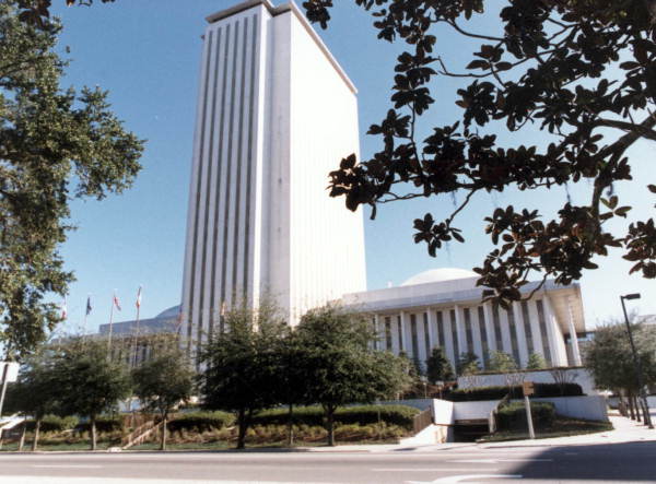 Florida Memory • View of the back of Florida's new capitol building.