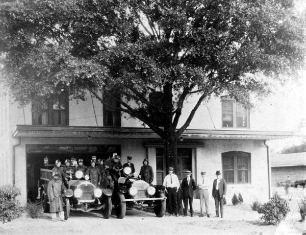 Florida Memory • Perry City Hall and fire department