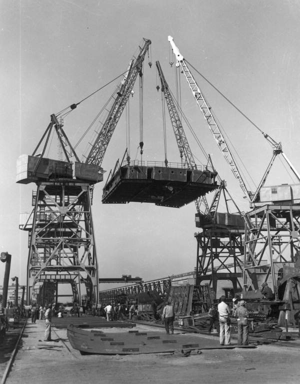 Florida Memory • Shipbuilding yard - Panama City, Florida