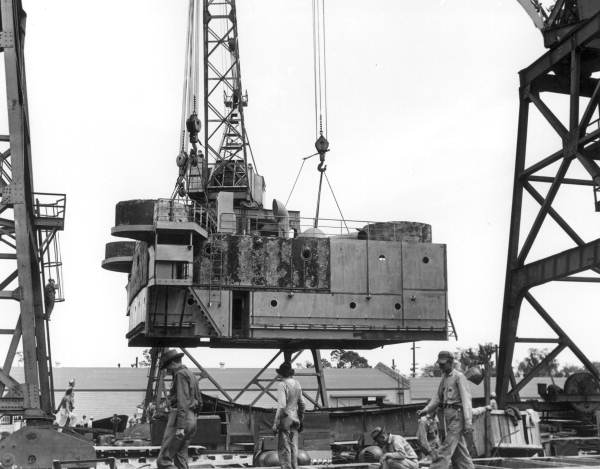 Florida Memory • Shipbuilding yard - Panama City, Florida
