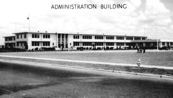 Florida Memory • Administration building of the Naval Air Station in ...