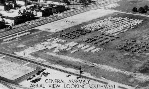 Florida Memory • General Assembly : aerial view looking southwest over ...
