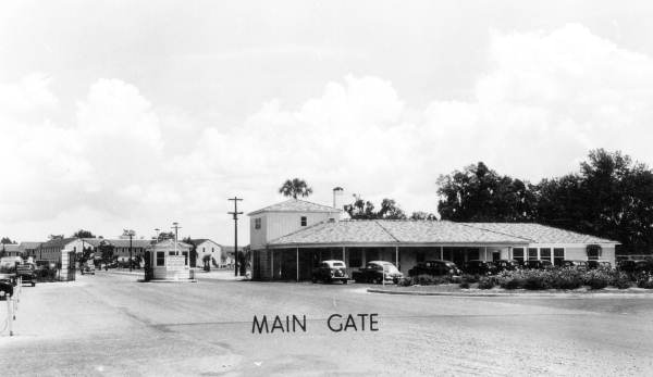 Florida Memory • Main gate of the Naval Air Station in Jacksonville.