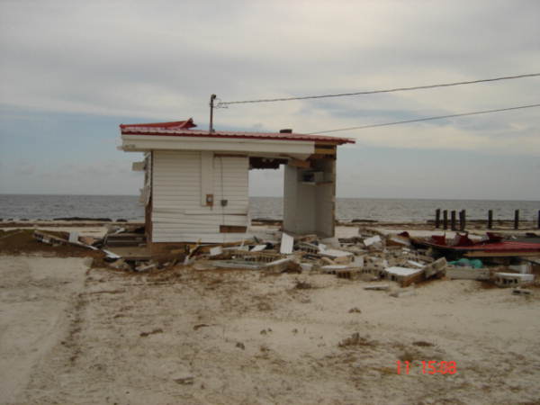 Florida Memory • Remains of house devastated by Hurricane Dennis ...