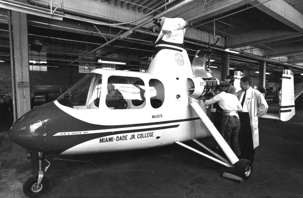 Florida Memory • Experimental rotorcraft at the Miami-Dade Junior ...