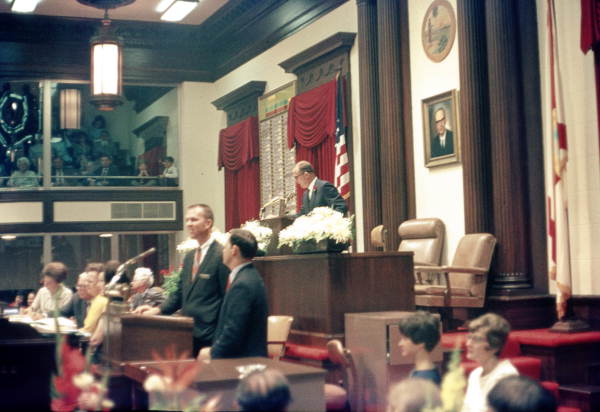Florida Memory • Speaker of the Florida House Fred Schultz addressing ...