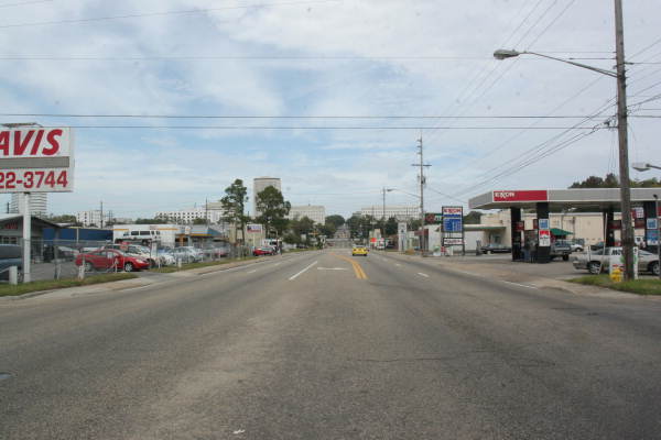 Florida Memory • View looking north along South Monroe Street ...
