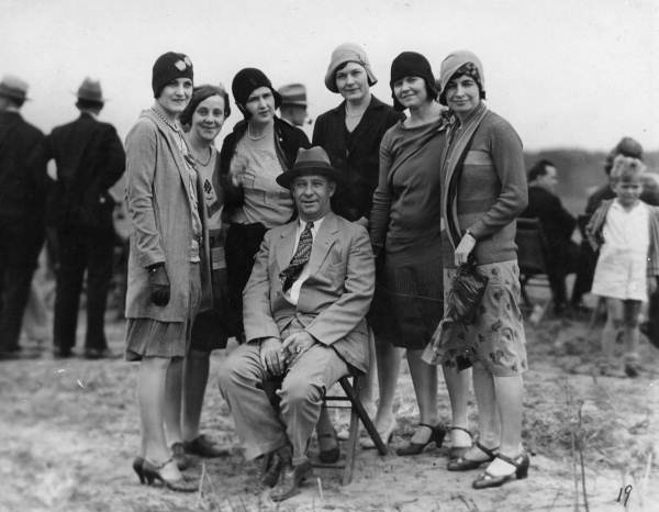 Florida Memory • Group portrait of people at the grand opening of Dale ...