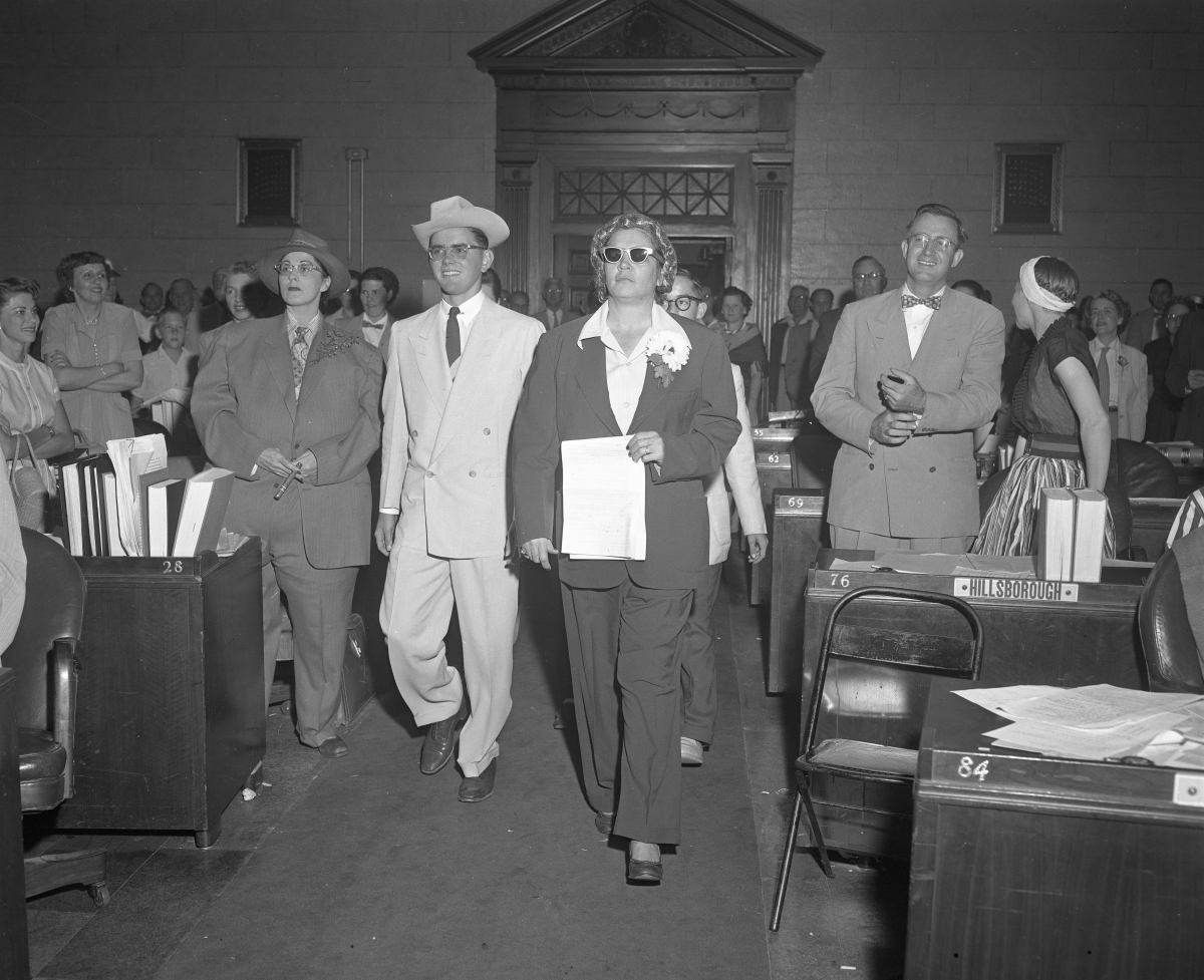 Florida Memory • Third house festivities in the House of Representatives.