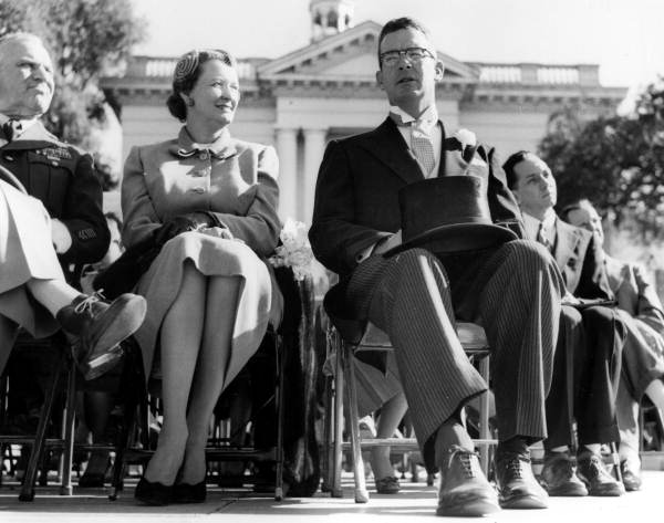 Florida Memory • Governor and Mrs. McCarty during inaugural ceremonies ...