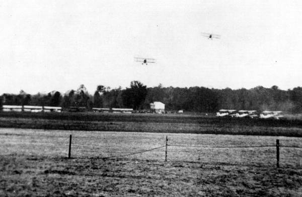 Florida Memory • Planes flying by Dale Mabry Field - Tallahassee, Florida.