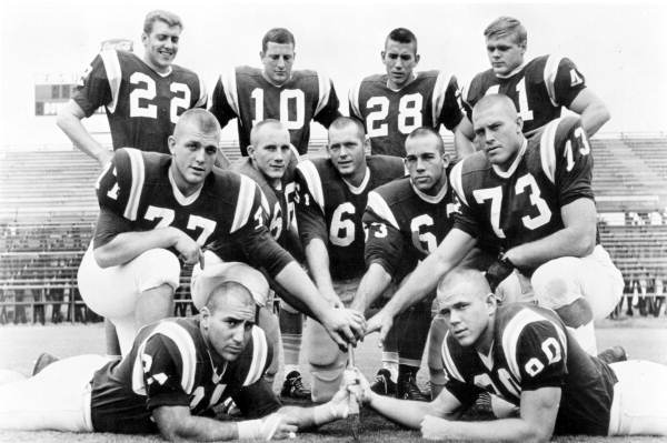 Florida Memory • Florida State University football team's defense ...
