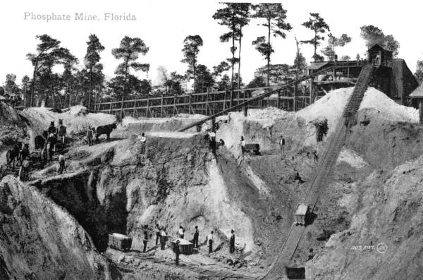 Florida Memory • Phosphate mine