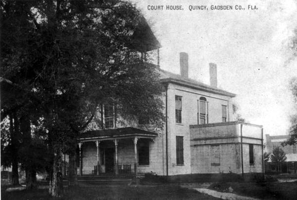 Florida Memory • Gadsden County courthouse building - Quincy, Florida