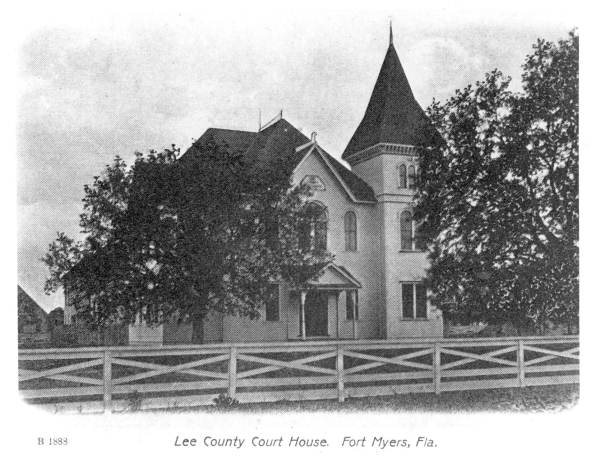 Florida Memory • Lee County courthouse - Fort Myers, Florida.