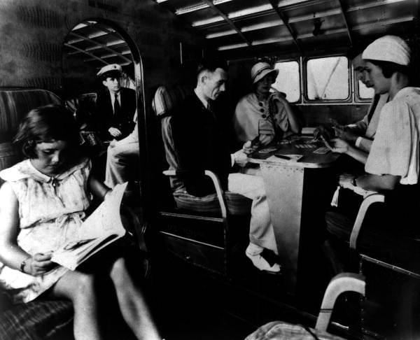 Florida Memory • Passengers aboard a Commodore seaplane - Miami, Florida