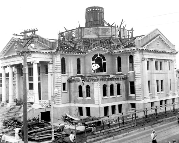 Florida Memory • Demolition of the old First Baptist Church - Miami ...