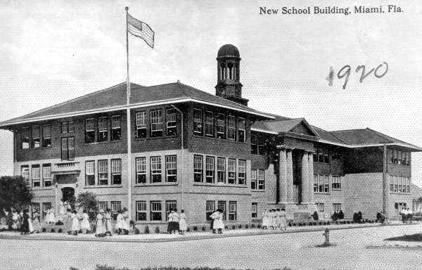 Florida Memory • New school building - Miami, Florida.