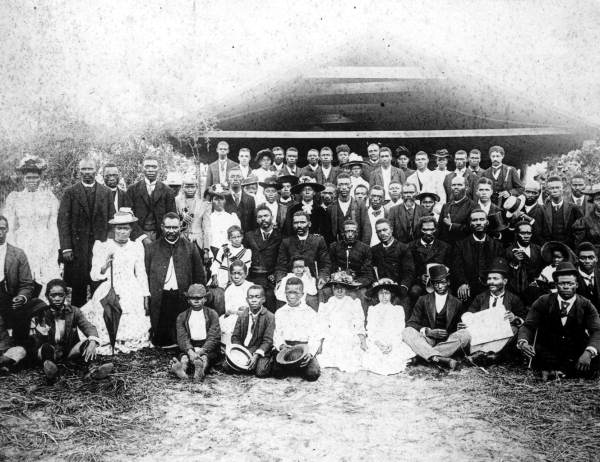 Florida Memory • African American church group portrait outdoors ...