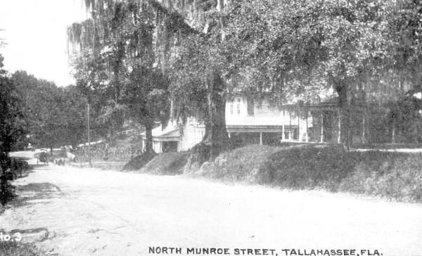 Florida Memory • Viewing some residences on north Monroe Street close ...