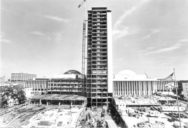 Florida Memory • Florida's new Capitol building under construction ...