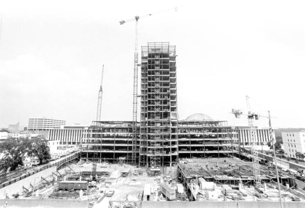 Florida Memory • Florida's new Capitol building under construction ...