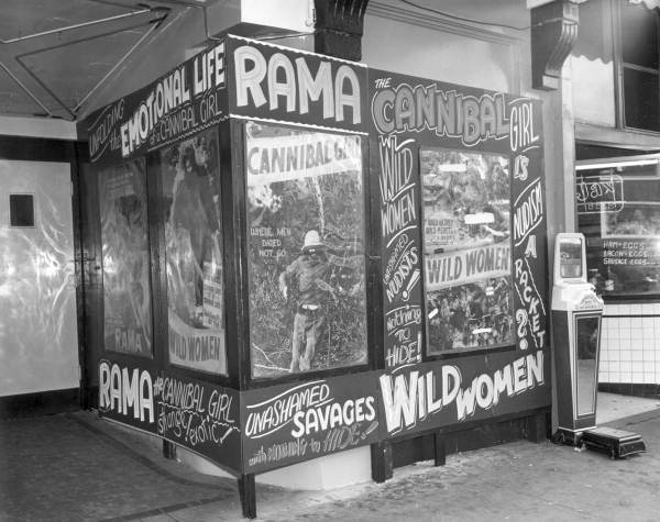 Florida Memory • Display for movie "Rama the Cannibal Girl ...