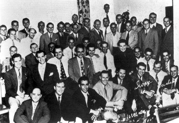 Florida Memory • Group portrait of "The Goon Squad" for political ...