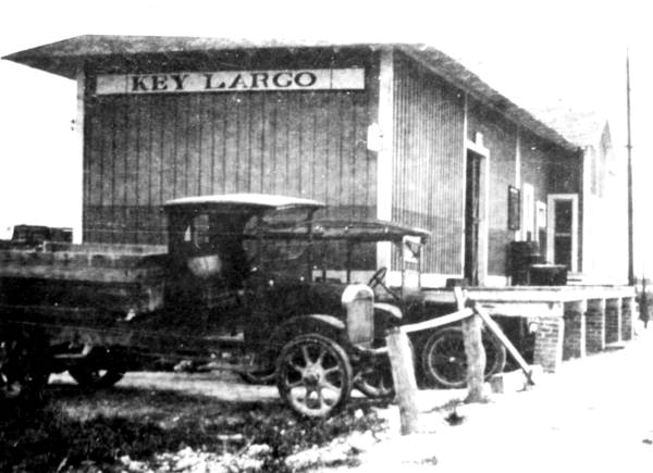 Florida Memory • Railroad depot - Key Largo, Florida