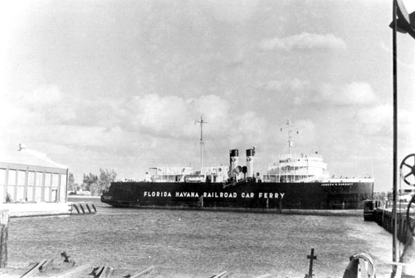 Florida Memory • Florida Havana Railroad Car Ferry's "Joseph R. Parrott ...