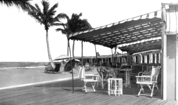 Florida Memory • Cabana Colony on the beach at the Boca Raton Club.