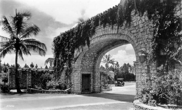 Florida Memory • Granada entrance - Coral Gables, Florida