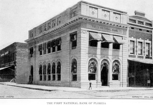 Florida Memory • First National Bank of Florida - Jacksonville, Florida.