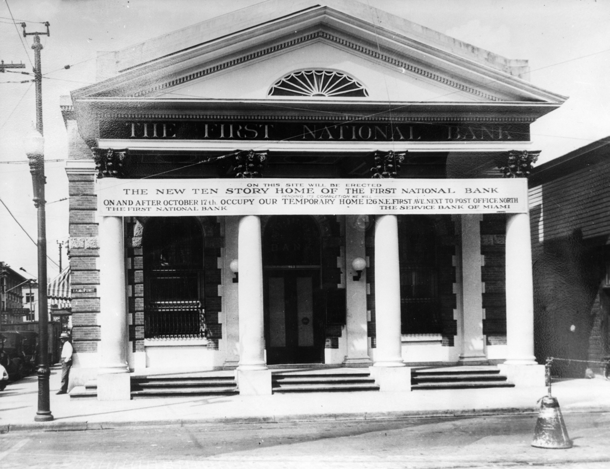 Florida Memory • First National Bank - Miami, Florida.