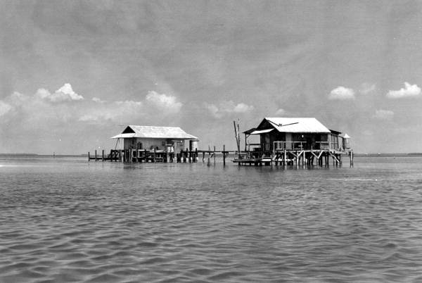 Florida Memory • Stilt houses near Captiva - Pine Island Sound, Florida
