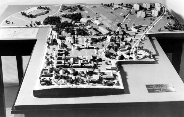 Florida Memory • Architectural model of Florida State University ...