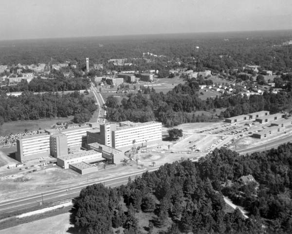 Florida Memory • Aerial view of the UF campus - Gainesville, Florida.