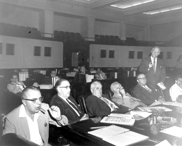 Florida Memory • Senate committee meeting - Tallahassee, Florida.