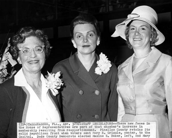 Florida Memory • Newly elected women representatives gathered for a ...