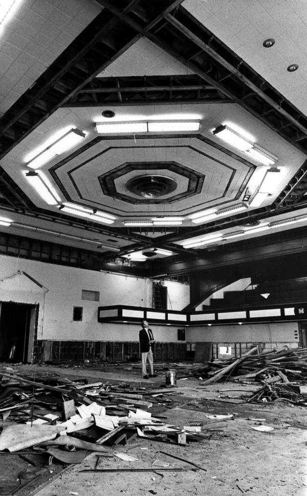 Florida Memory • Gutted House chamber in preparation for demolition..